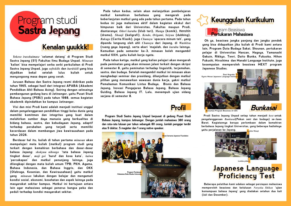 Staf Pengajar – Program Studi Sastra Jepang